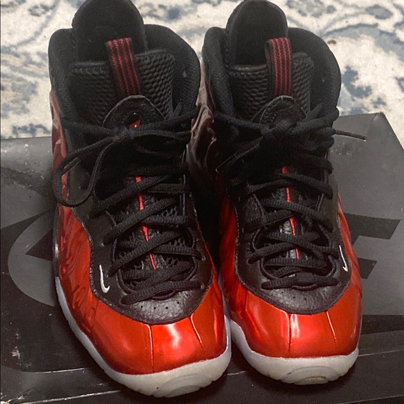 Nike | Shoes | Kids Red And Black Sneakers | Poshmark